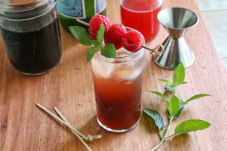 Raspberry Cold Brew Coffee Shrub - Charleston Coffee Roasters